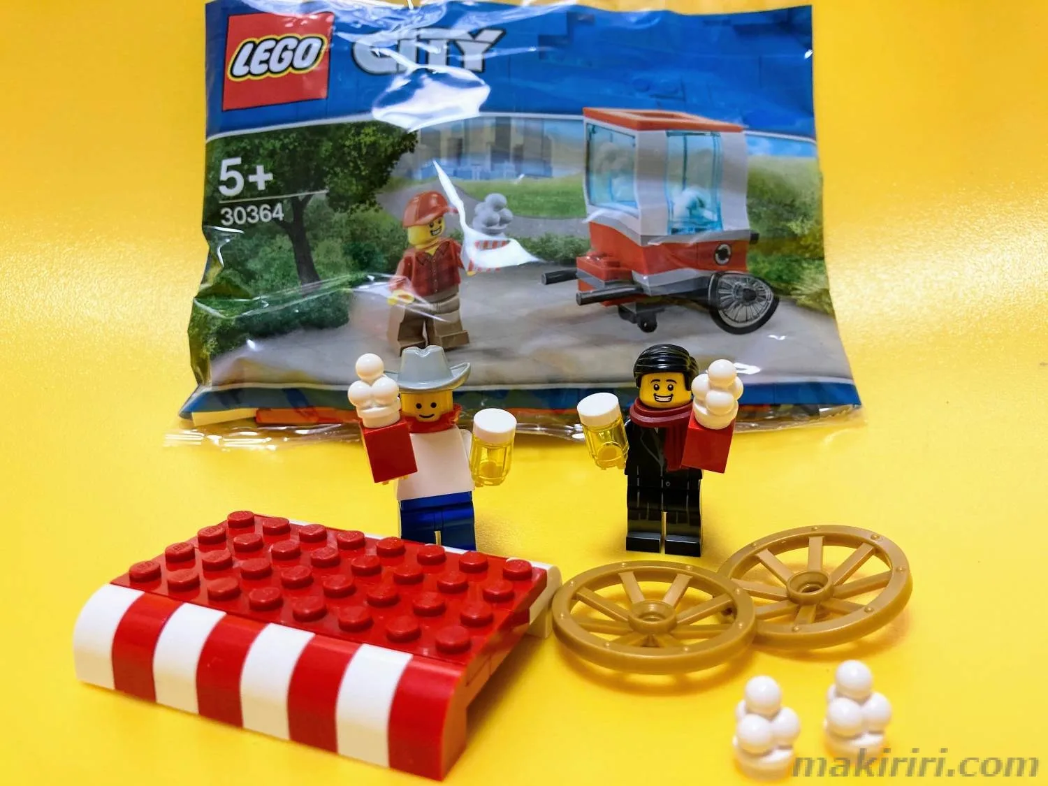 【LEGO】レゴでディズニーシーにあるポップコーンカートを作ってみた | 田舎で趣味レーション