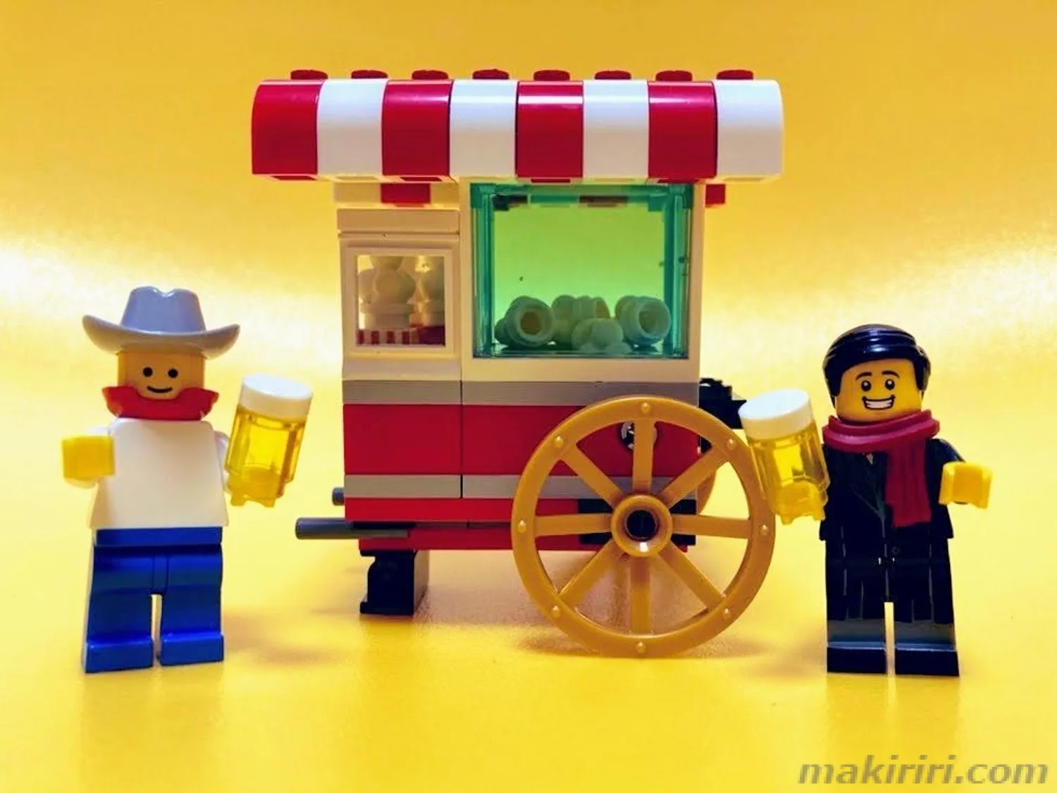 【LEGO】レゴでディズニーシーにあるポップコーンカートを作ってみた | 田舎で趣味レーション